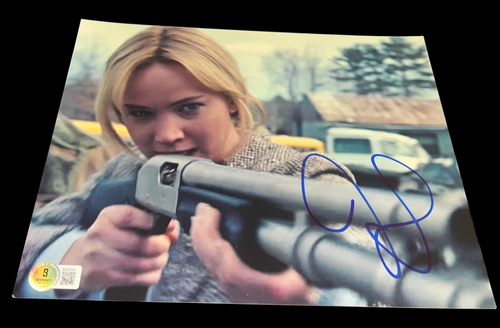JENNIFER LAWRENCE SIGNED AUTOGRAPH 8x10 PHOTO JOY BECKETT BAS COA AUTO ...