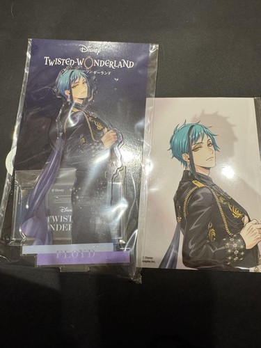 Twisted Wonderland Floyd 5th Anniv Acrylic Stand & Plush Set Used | eBay