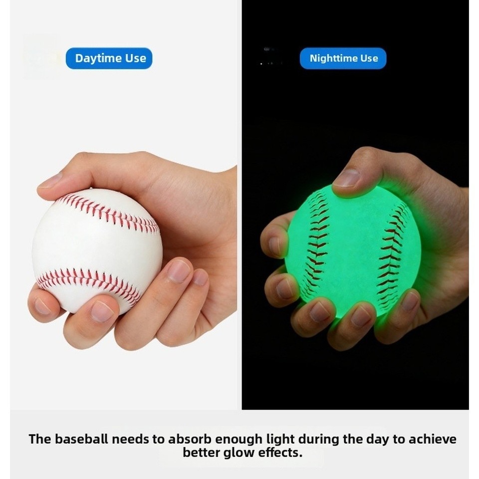 Textured Grip Light-up Baseball Night Baseball Fluorescent Coating PU ...