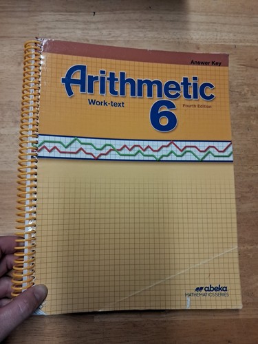 Abeka Arithmetic 6 Answer Teacher Text Key 4th Edition | eBay
