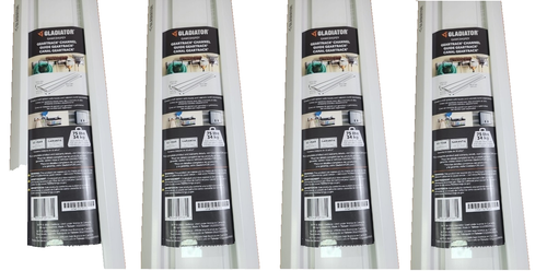 Gladiator Garage Wall Storage GearTrack Channel 48-Inch Gray (4-pack ...