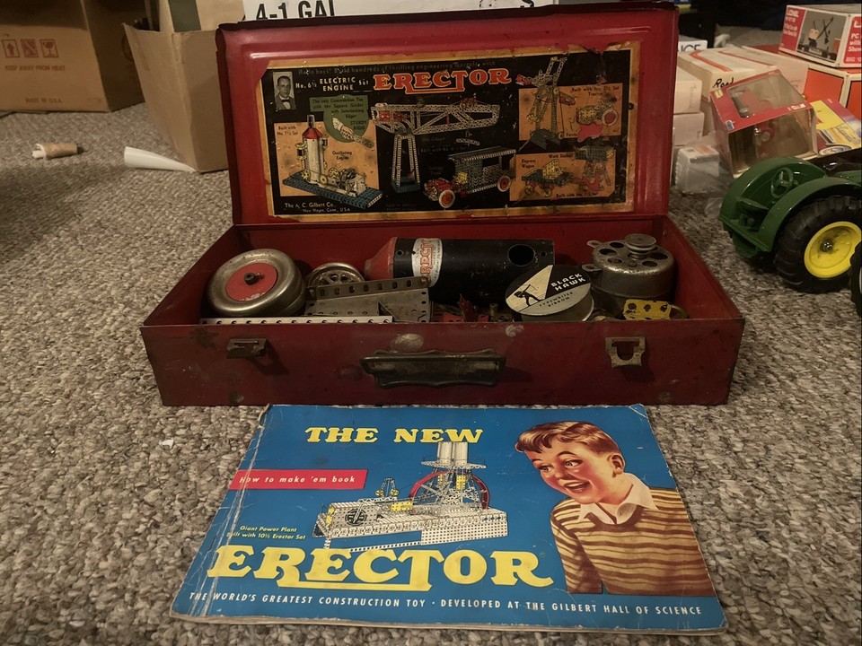 Vintage 1948 ERECTOR SET “No. 6 1 /2 All Electric” by A.C. Gilbert In ...