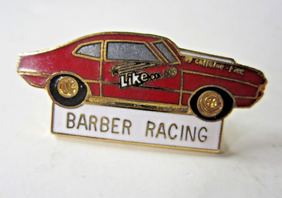 BARBER Racing Classic Original "Like Cola" Automobile Racing Pin | eBay