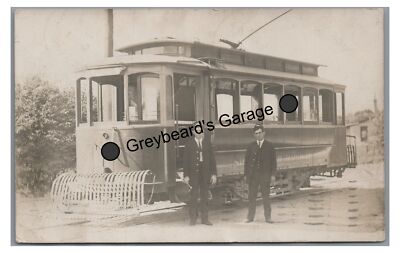 RPPC Springfield Railway Trolley SPRINGFIELD OH Ohio Vintage Real Photo ...