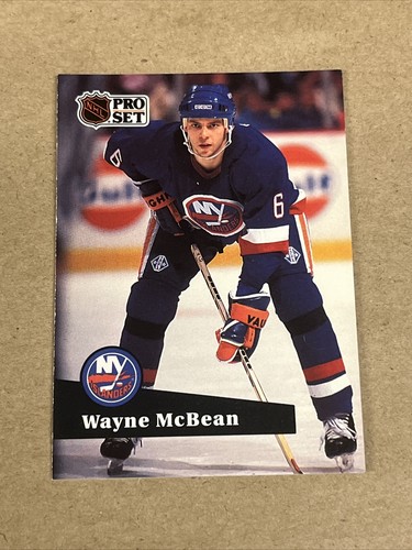 Wayne McBean 1991 NHL Pro Set (French) Hockey card #144 | eBay