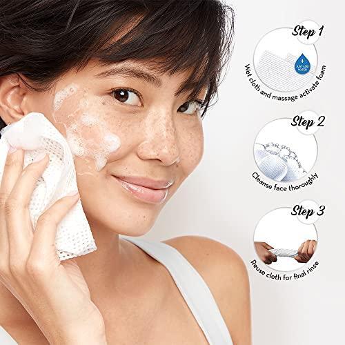 Olay Daily Facials Gentle Clean 5-in-1 Water Activated Cloths with ...