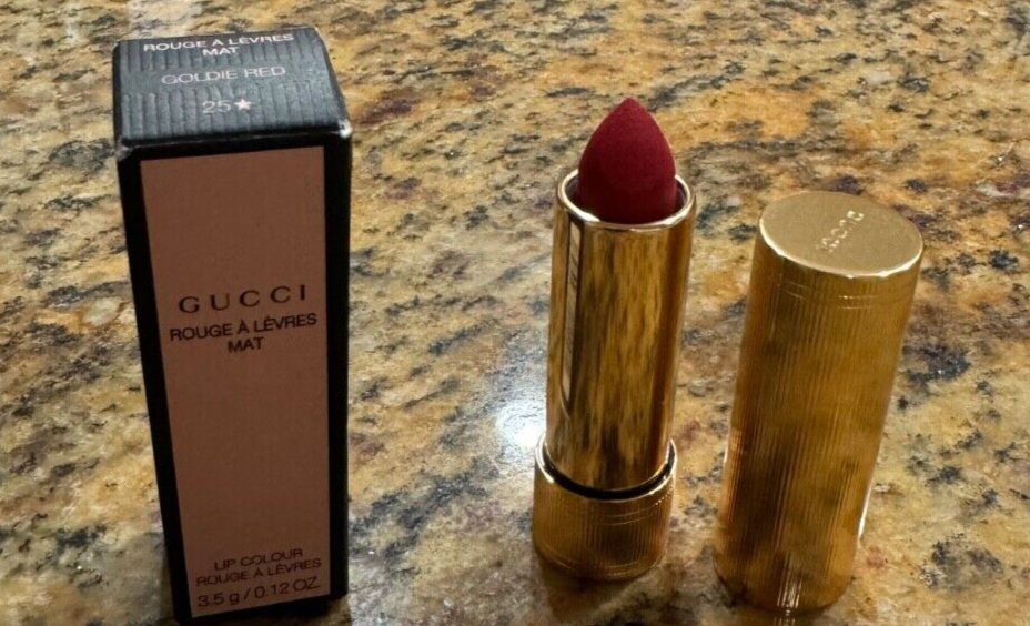 Gucci Matte Lipstick Lip Colour 0.12oz New Choose Your Shade | eBay