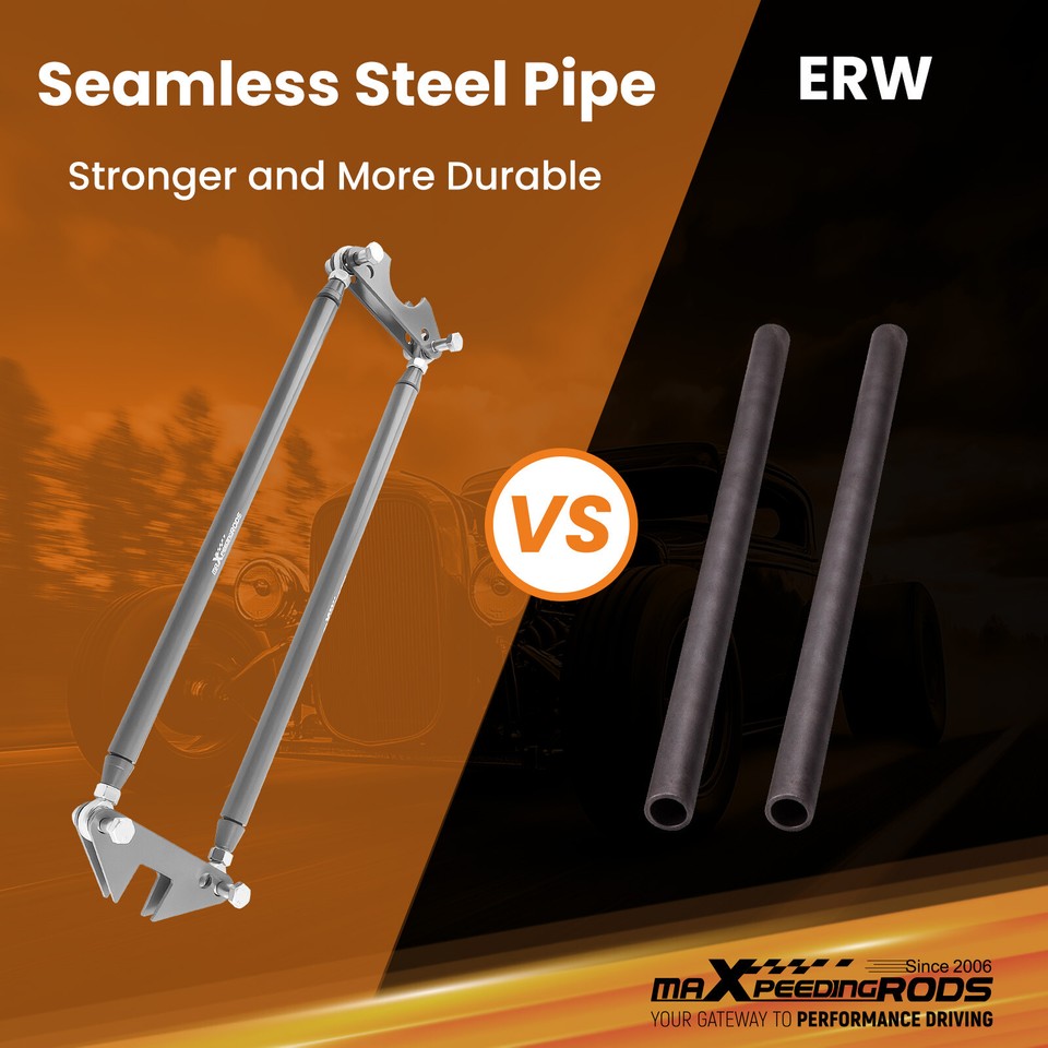 Universal Weld On Parallel 4 Link 24" Bars Axle Fame Mounts Rear ...