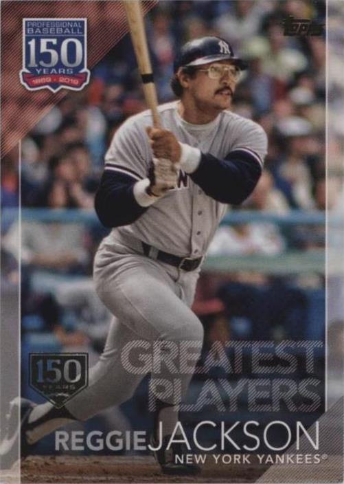 2019 Topps - 150 Years of Professional Baseball Greatest Players Reggie ...