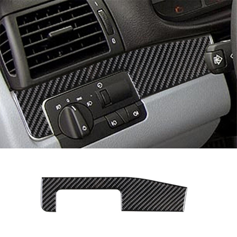 40Pcs For BMW 3 Series E46 1998-05 Carbon Fiber Full Interior Kit Cover ...