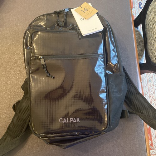 CalPak Terra 12.5L Laptop TPU Coated Backpack in Obsidian 15.5x10.5x6 ...