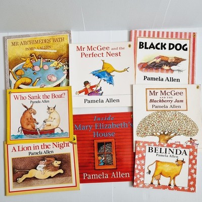 8x Pamela Allen Book Bundle Lot Paperback Children's Books Belinda Mr ...