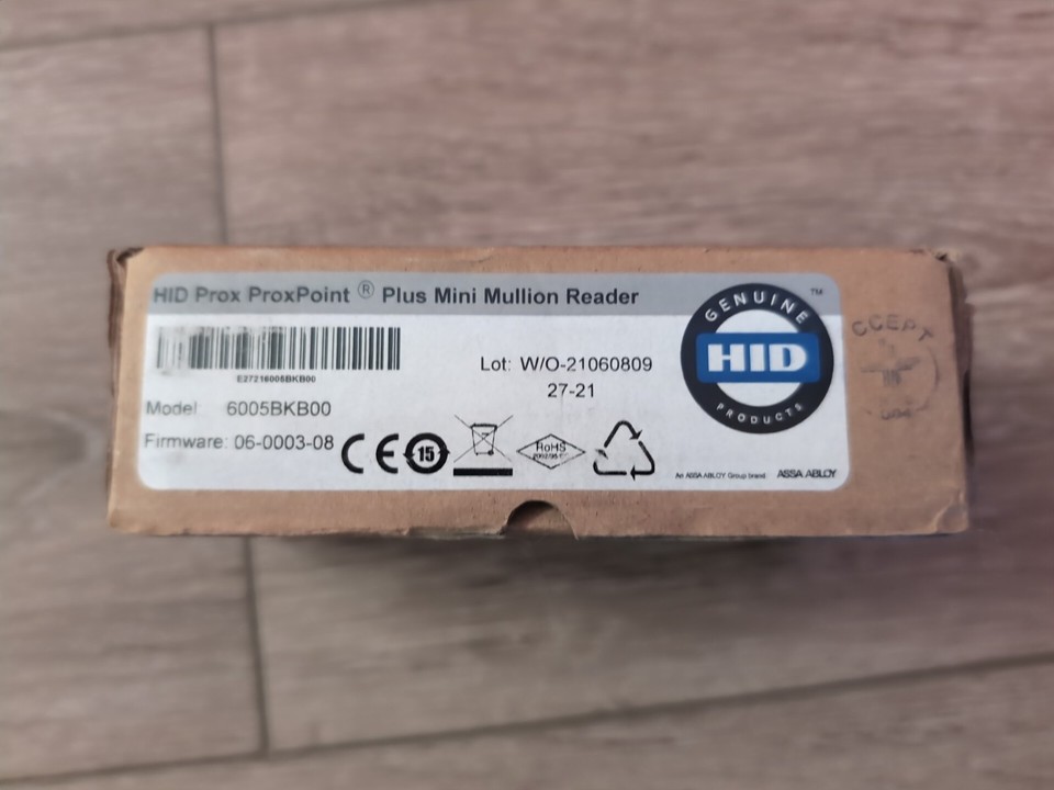 HID 6005BKB00 ProxPoint Plus 6005 RF Proximity Reader - Black Mullion ...