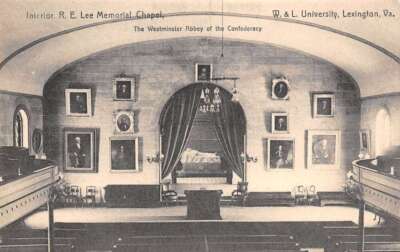 Lexington Virginia R.E. Lee Memorial Chapel, Interior, B/W Photo Print ...