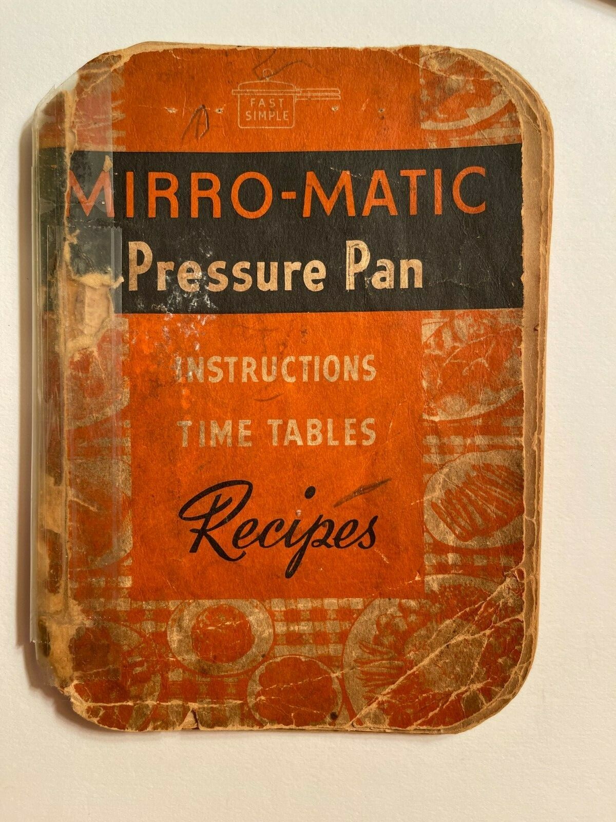 MIRRO-MATIC Pressure Pan Booklet Instructions Recipes, Vintage 1946 ...