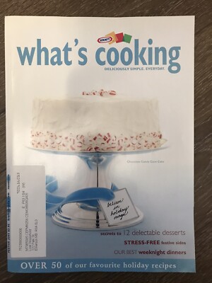 Vintage 2005 KRAFT WHAT’S COOKING Magazine Cookbook Recipes Cook Book ...