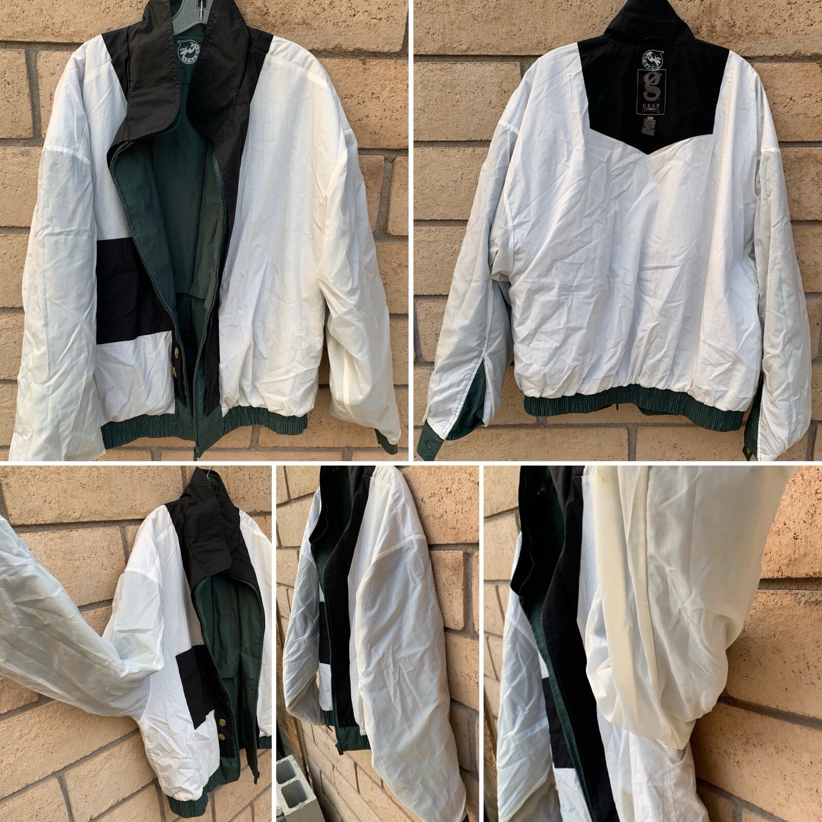 Vintage SeaWorld Shamu Orca Killer Whale Jacket Size XXL Gear For Sport ...