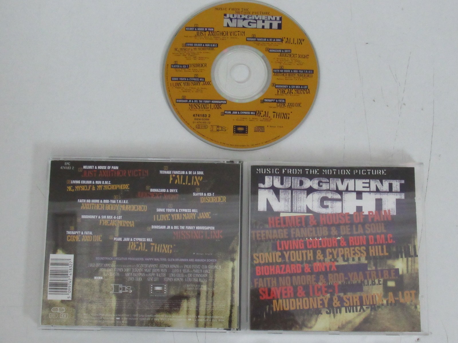 JUDGMENT NIGHT/SOUNDTRACK/VARIOUS(EPIC 474183 2) CD ALBUM | eBay