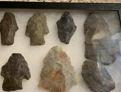 authentic arrowheads lot 7 Arrowheads 3 1/2” To 2” Found Ar & Texas Border | eBay