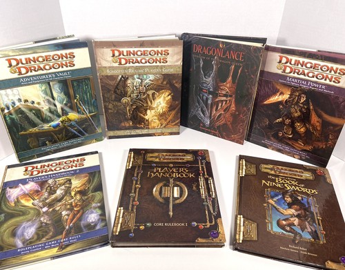 Dungeons And Dragons Lot Of 7 Hard Cover Books | eBay