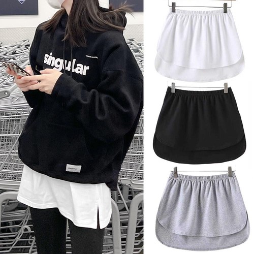 Skirts Hemline Shirt Hem Women Slips Layering Fake Top False Layers ...