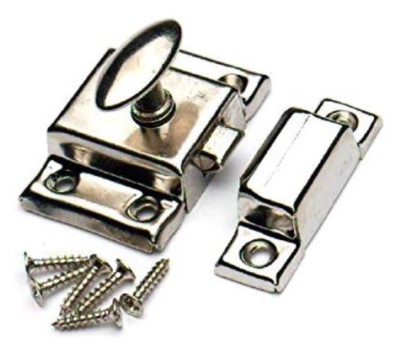 Chrome Cupboard Thumb Turn Catch Sprung Cabinet Desk Draw Wardrobe ...