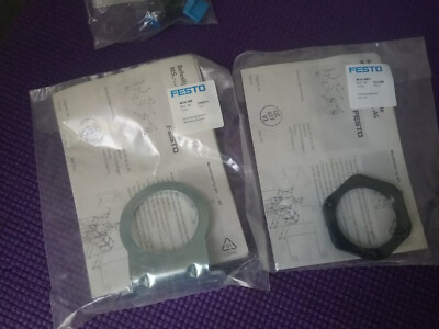 MS6-WR Mounting Bracket & MS6-WRS Hex Nut Festo (Brand New) | eBay