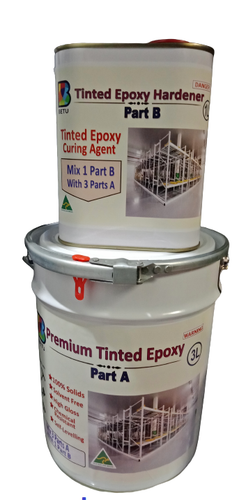 Heavy Duty Industrial Grade Epoxy Garage floor paint- 4L ( Bridge Grey ...