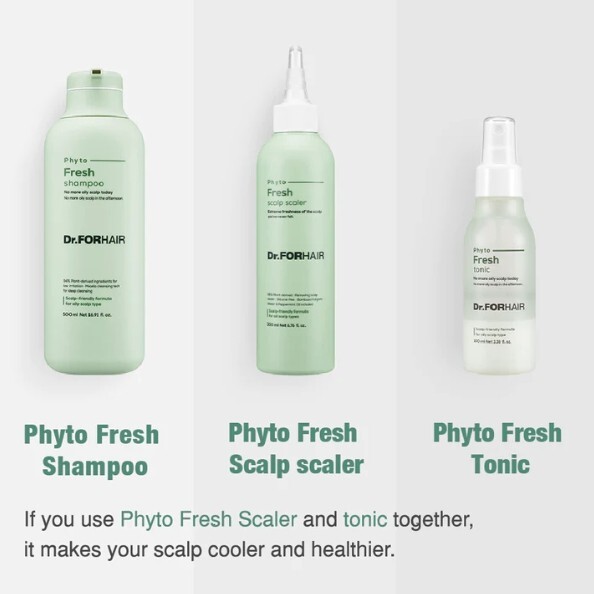 DR.FORHAIR Phyto Fresh Shampoo 500ml Oily Scalp Care Refreshing Shampoo ...