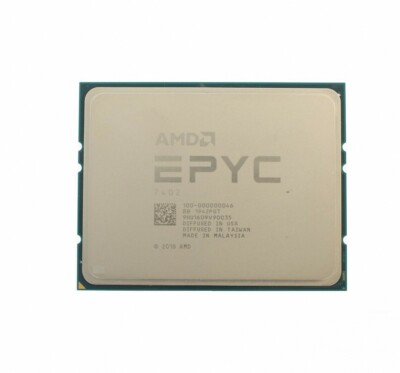 AMD EPYC 7402 Dell Locked 24C 2.8GHz 3.35GHz 128MB Socket SP3 2P 180W ...