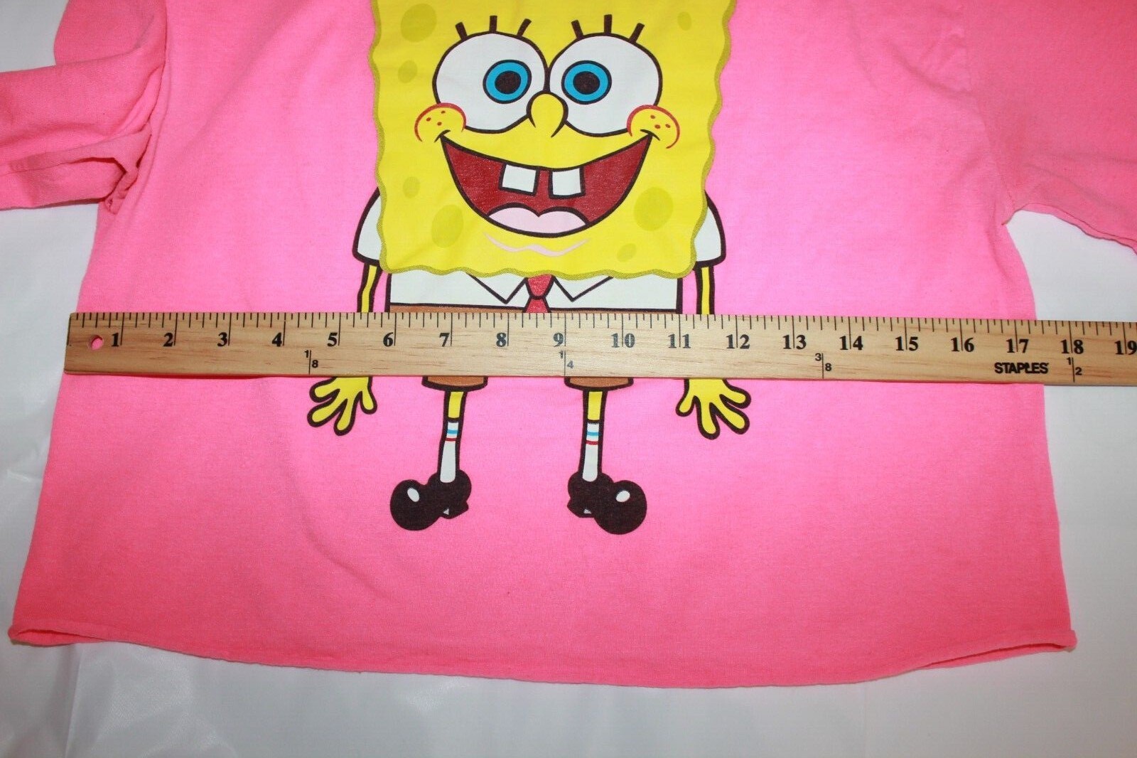 Nickelodeon SpongeBob SquarePants Pink Long Sleeve Cr… - Gem