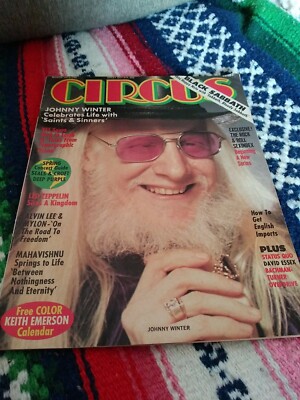 CIRCUS Magazine March 1974 Johnny Winter Led Zeppelin Yes McCartney ...