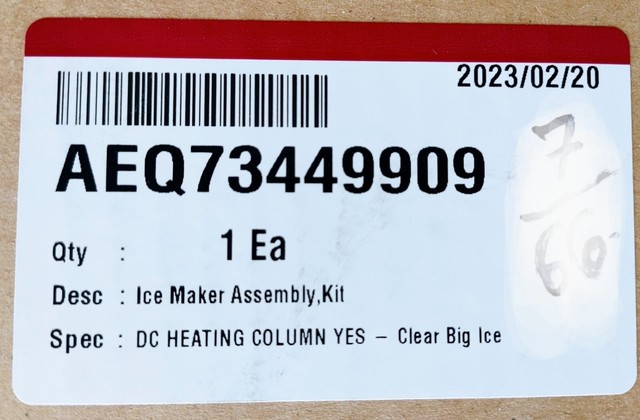 LG AEQ73449909 Ice Maker Assembly Kit for sale online | eBay