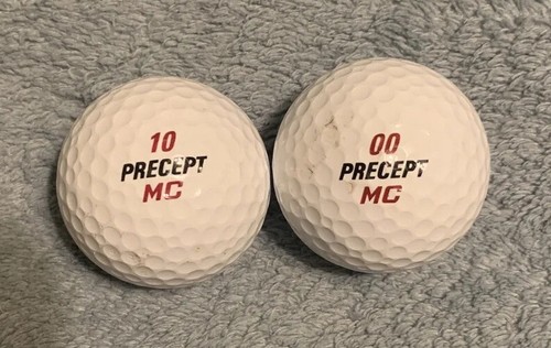 2 LOT Precept MC Lady Golf Balls Vintage Used Wear And Tear Read ...