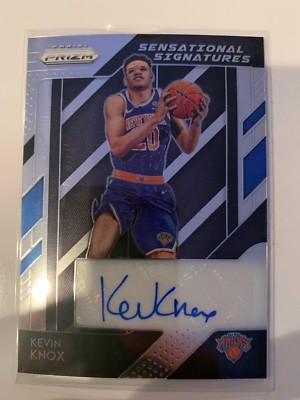 2018-19 Panini Prizm Kevin Knox Sensational Signatures RC Auto New York ...