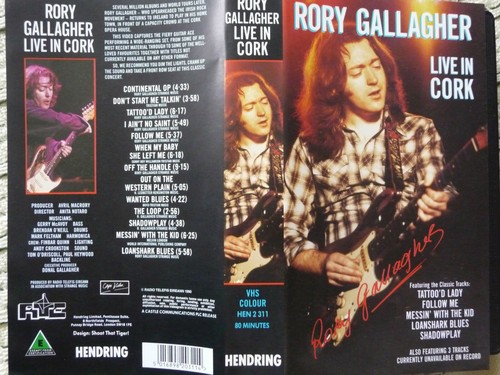 Rory Gallagher - Live in Cork (rar, VHS 1990) | eBay