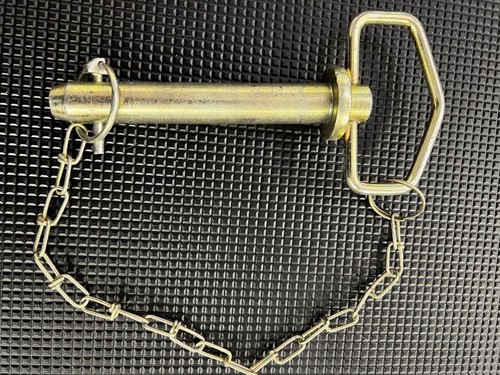 Loop-Grip Clevis Pin w/Locking Ring & Chain, 1541 Carbon Steel, 3/4 ...