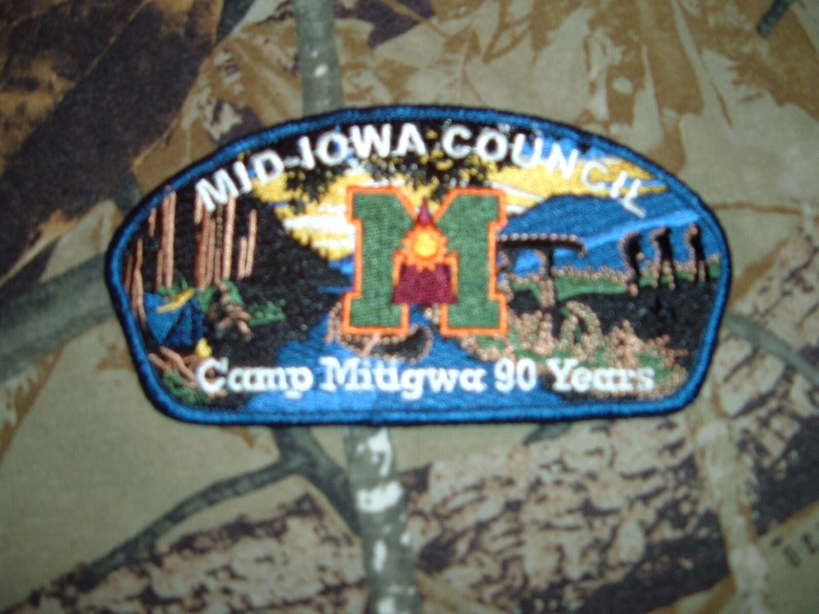BSA Mid-Iowa Boy Scout Council Camp Mitigwa 90 Years CSP | eBay
