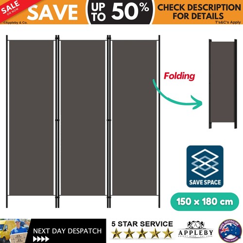 3 Panel Frame Change Fitting Room Divider Privacy Folding Screen ...