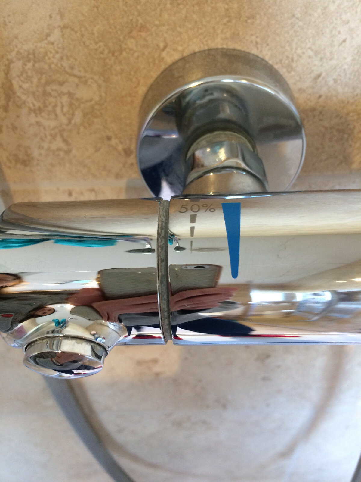 TAP STICKERS-27 Red and 27 Blue Tap/Faucet, Shower Vinyl Hot and Cold ...