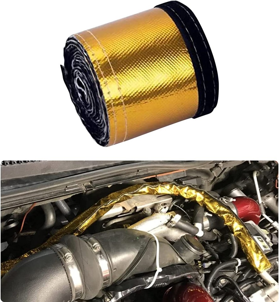 3/4" Heat Shroud Sleeving Exhaust Heat Shield Fuel line Wire Heat ...