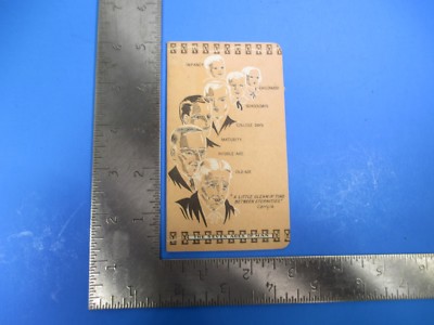 Vintage 1948 7 Ages Man Monumental Life Insurance Mercurochrome Band ...