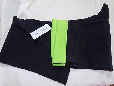 YogaColors Crystal Cotton Spandex Jersey Yoga Pant 8300 (Large, Lime ...