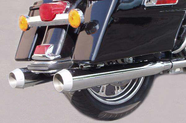 Bassani Xhaust Megaphone Slip-On Mufflers With Performance Baffles 4 ...