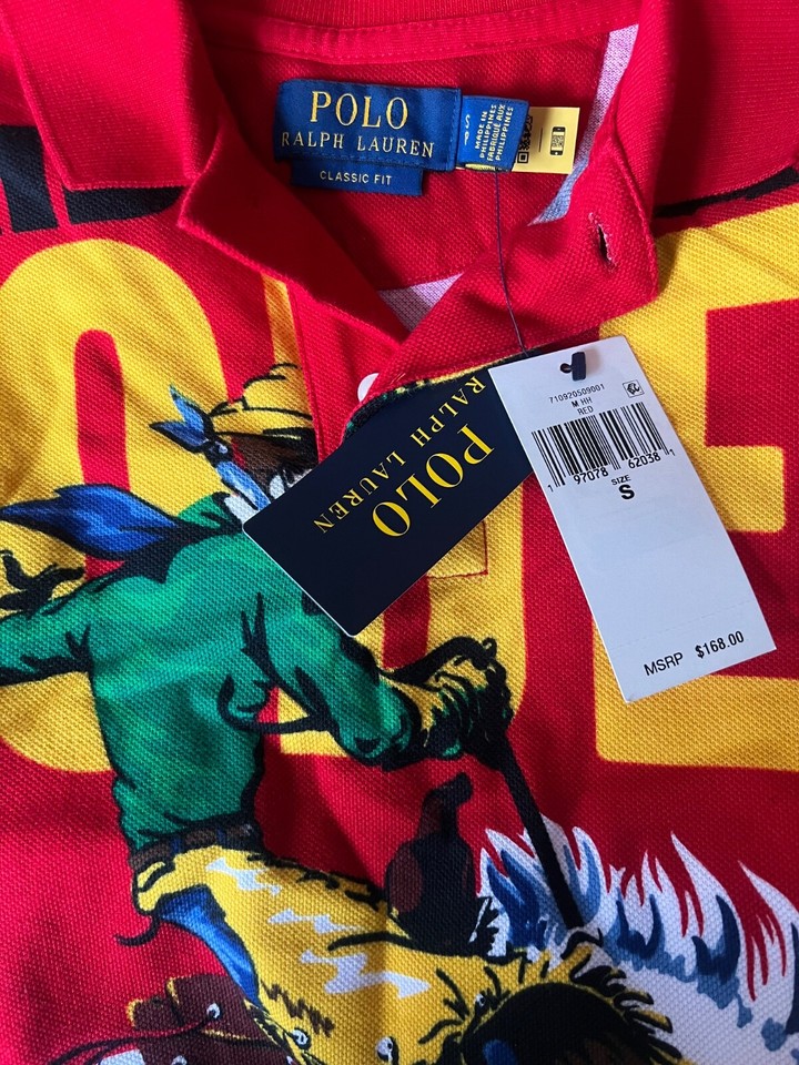 Polo Ralph Lauren Men’s Ridgeway Rodeo Western Show Pique Polo Shirt ...