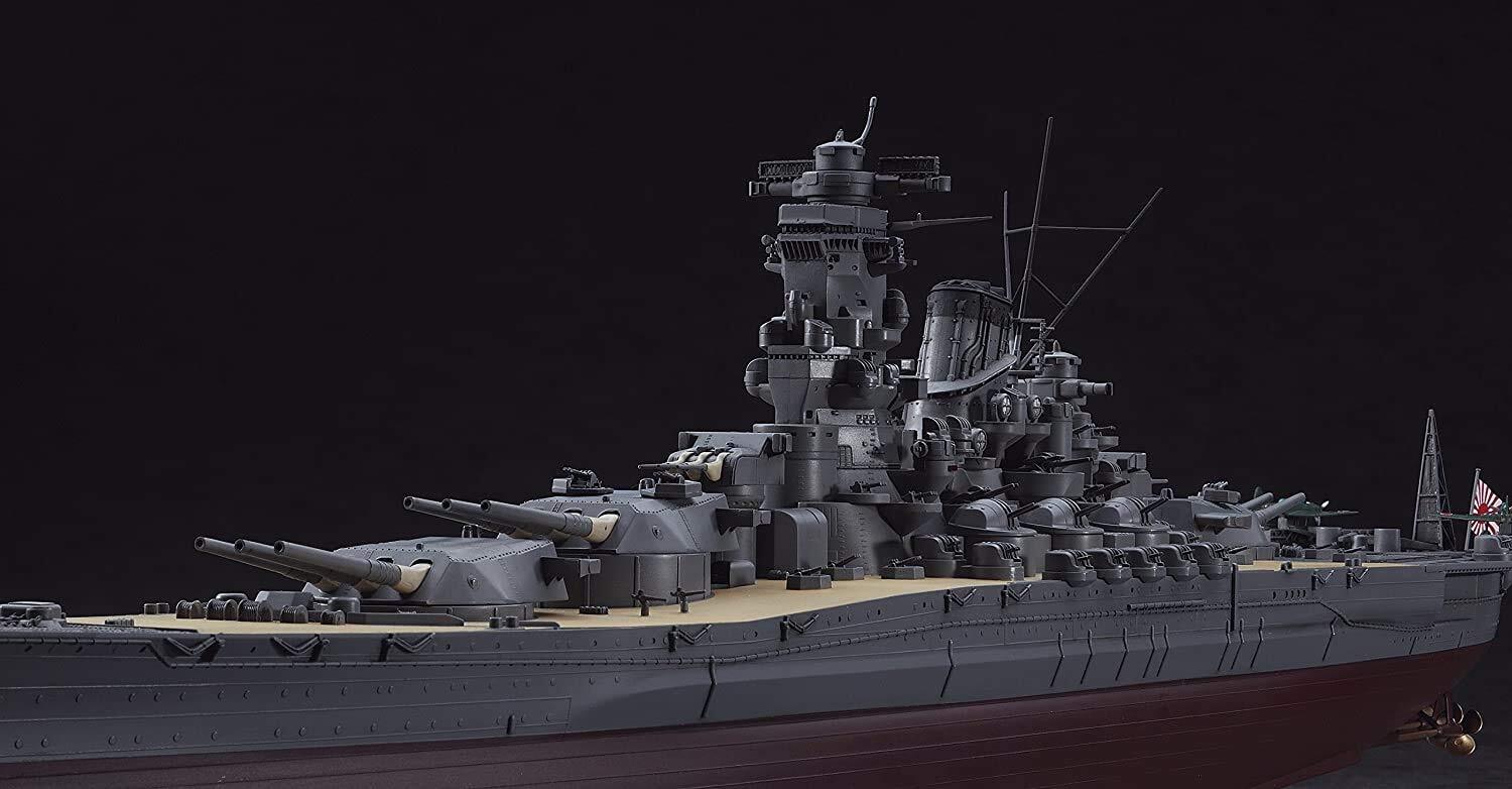 Hasegawa 1/450 Imperial Japanese Navy Battleship Yamato Plastic Model ...