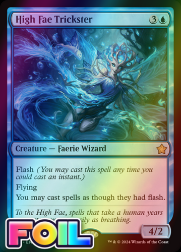 x1 High Fae Trickster FDN Foundations MTG 40 FOIL RARE M/NM 1x | eBay
