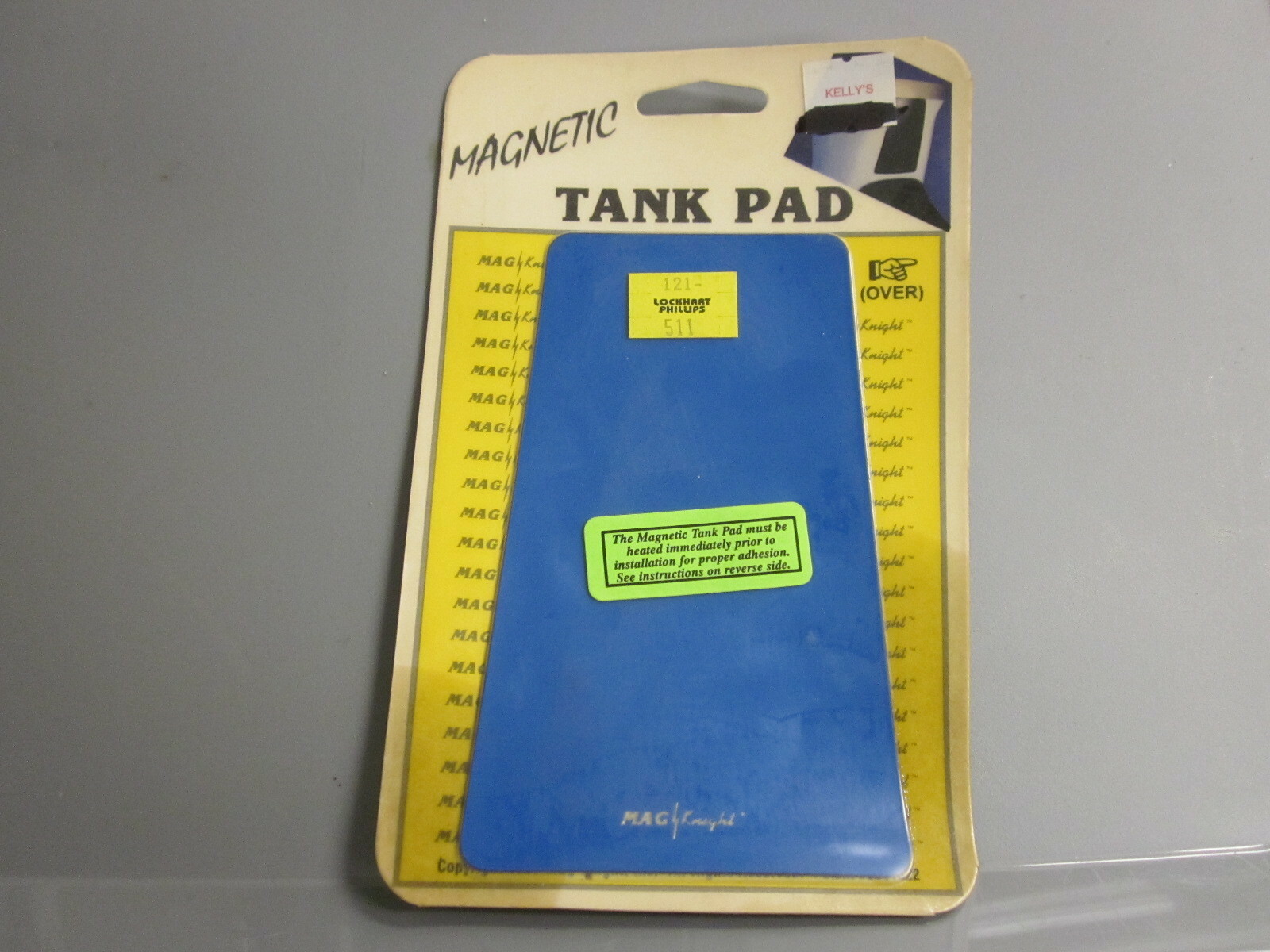 NOS Honda Kawasaki Suzuki Sports Bike MAG-Knight Magnetic Tank Pad MK ...