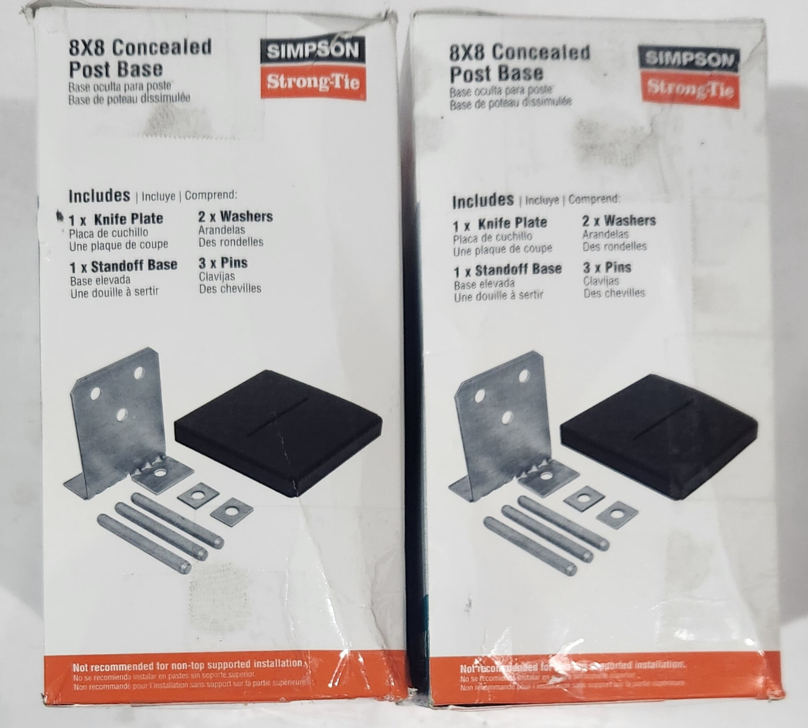 Simpson+Strong-Tie+CPT88Z+8+in+x+8+in+Galvanized+Concealed+Post+Base ...