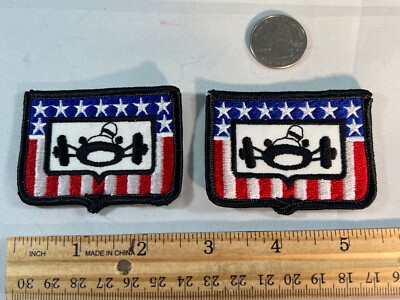 TWO Vintage Racing Car Patches Embroidered Sew-On Open Wheel Stars ...